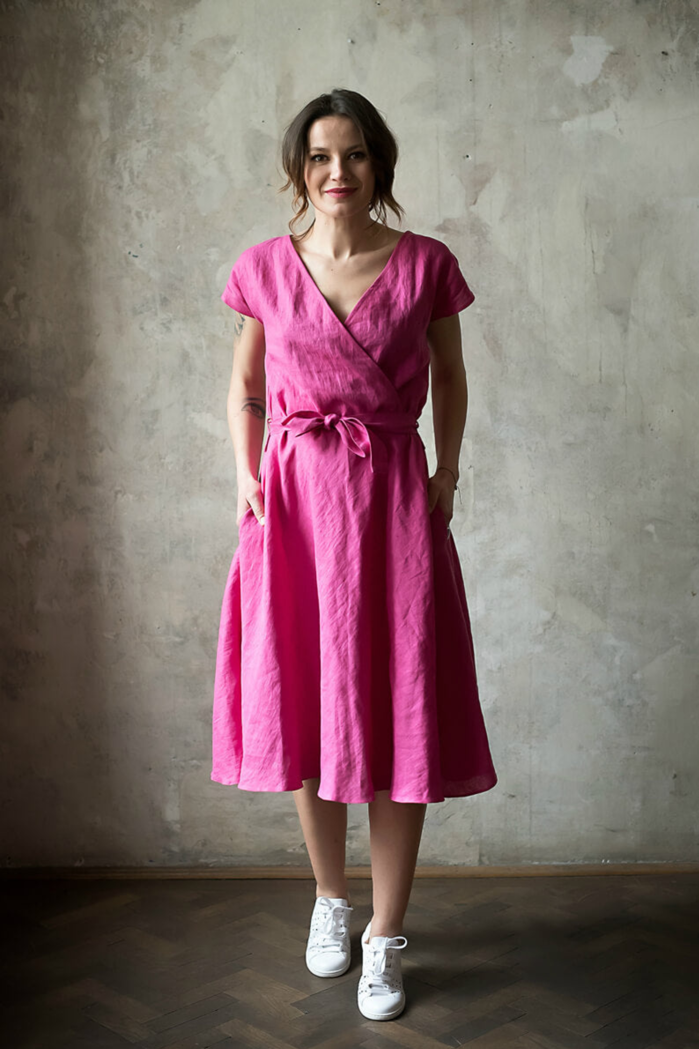 Rochie Din In Florence Fucsia | Verlinne